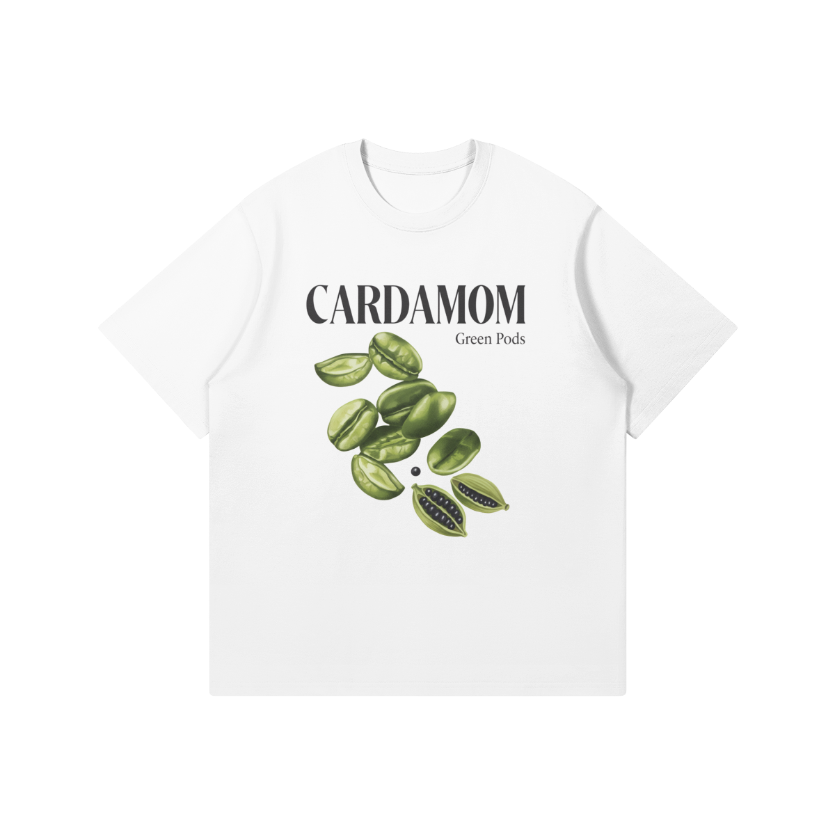 Cardamom Green Pods T-shirt – Streetwear Chef